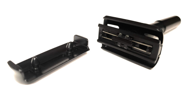 Matte black safety razor - Adjustable safety razor - SirHare.com